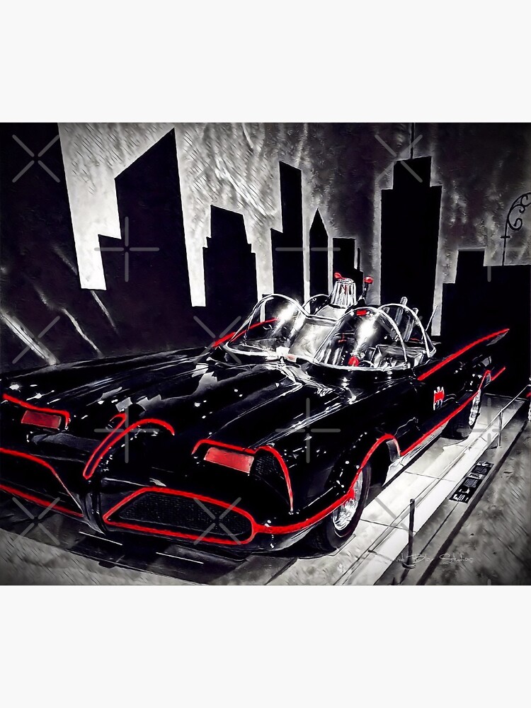 "Batmobile " Poster for Sale by David Blair Studios | Redbubble