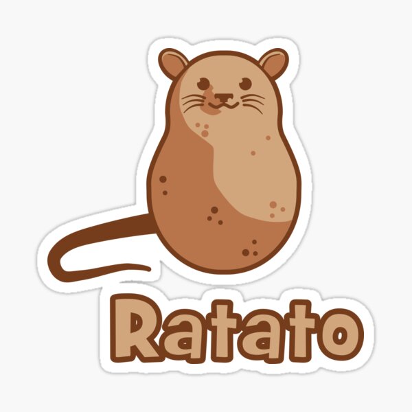 "Ratato" Sticker for Sale by ratkingshirts | Redbubble