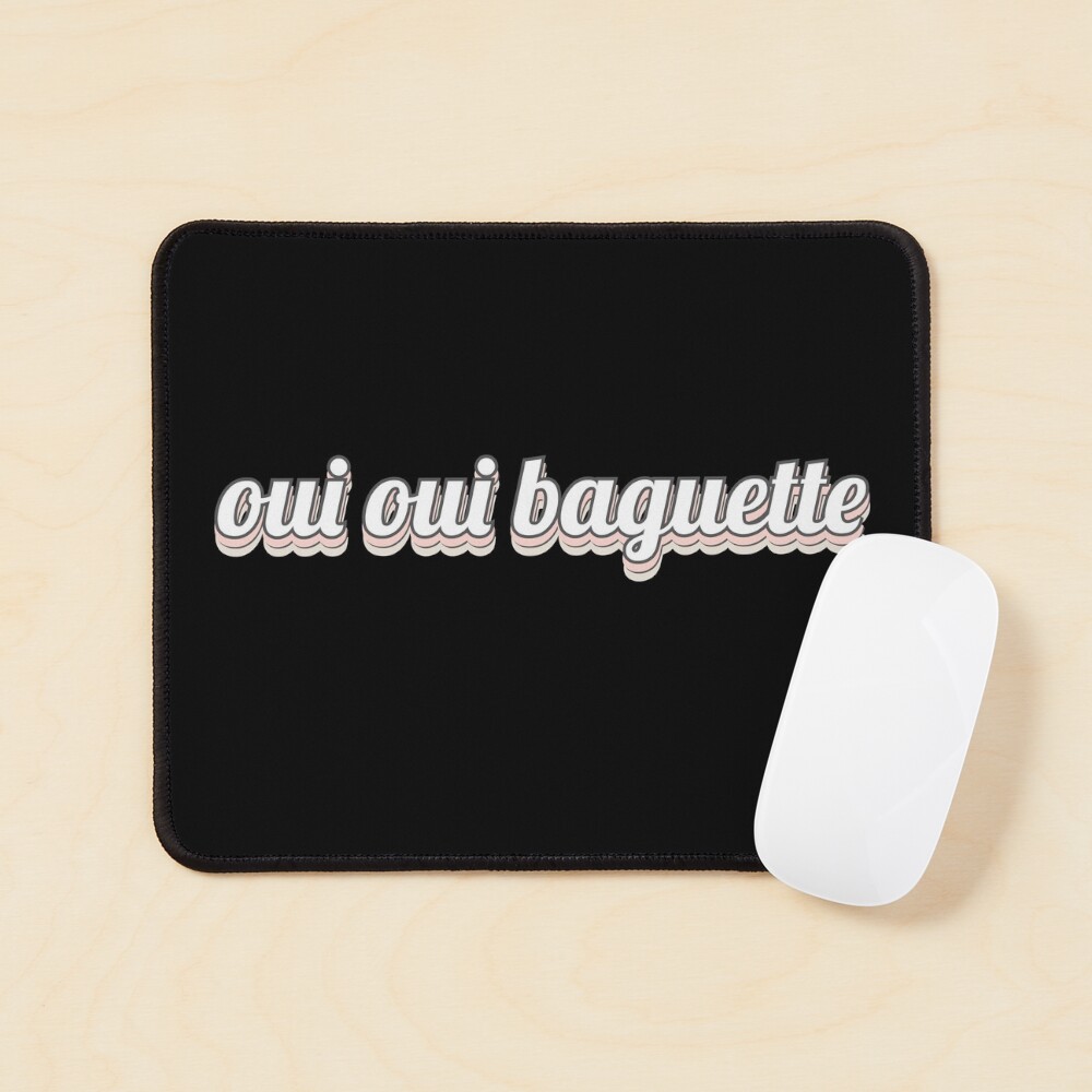 "oui oui baguette" Sticker for Sale by DaintyDaisies | Redbubble