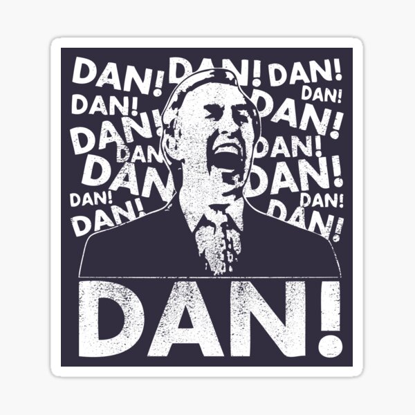 "Alan Partridge DAN! - Vintage Look" Sticker for Sale by risible ...