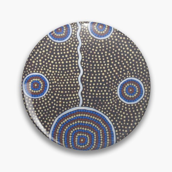 Australian Aboriginal Art Fiited Pins and Buttons | Redbubble