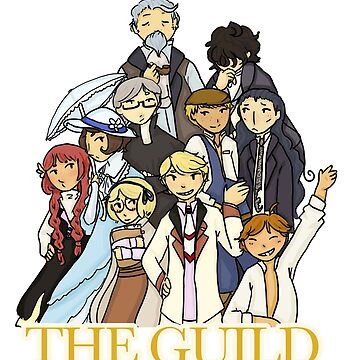 "The Guild team sticker" Sticker for Sale by tirabeesu | Redbubble
