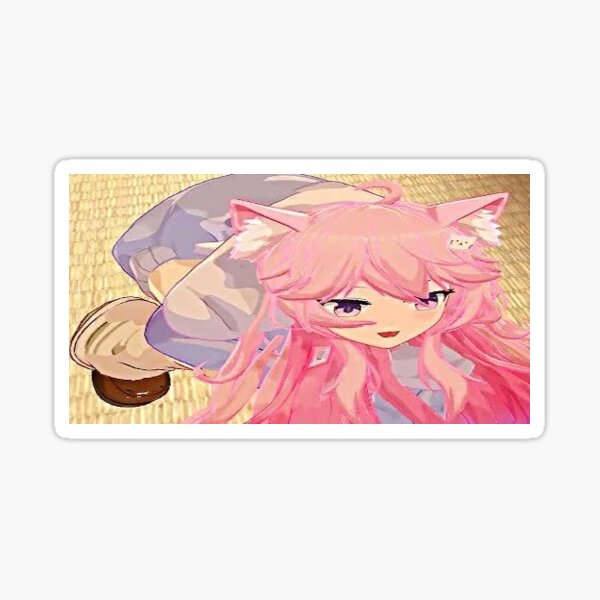 "nyanners in vrchat" Sticker for Sale by skysedge | Redbubble
