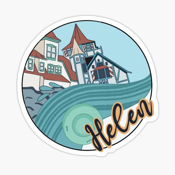 "Helen Georgia travel " Sticker for Sale by princessAina | Redbubble