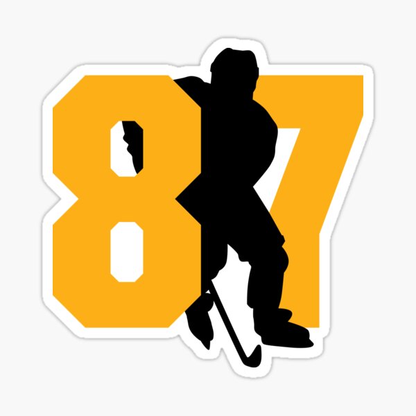 "CROSBY 87" Sticker for Sale by oldskooldesign | Redbubble