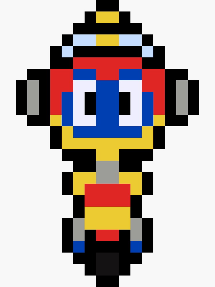 "Pixel Rocket" Sticker for Sale by ImpishMATT | Redbubble