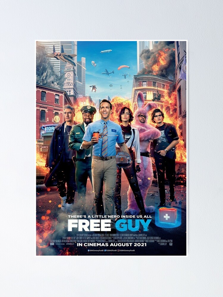 "free guy" Poster by angeleshop99 | Redbubble