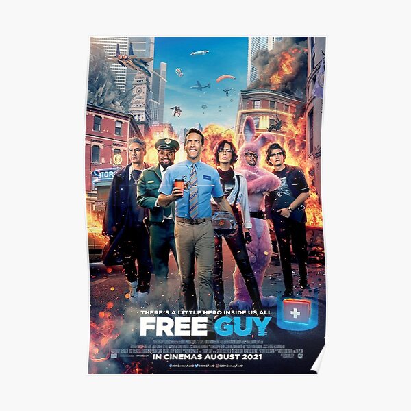 "free guy" Poster by angeleshop99 | Redbubble