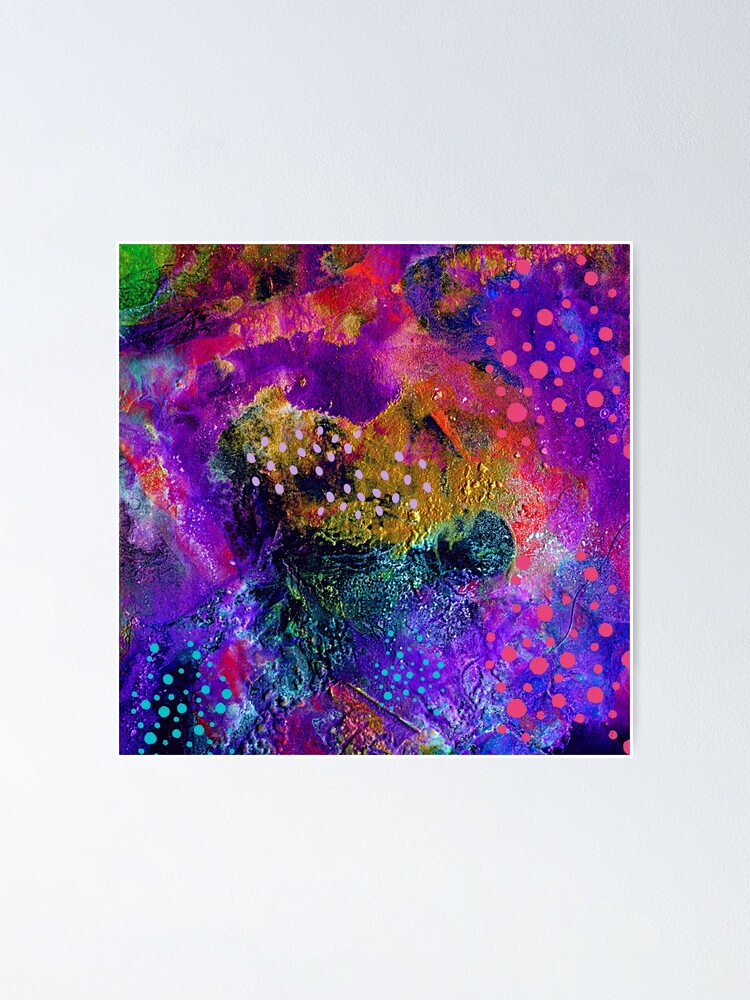 "COLORFUL ART" Poster by mistivelvet | Redbubble