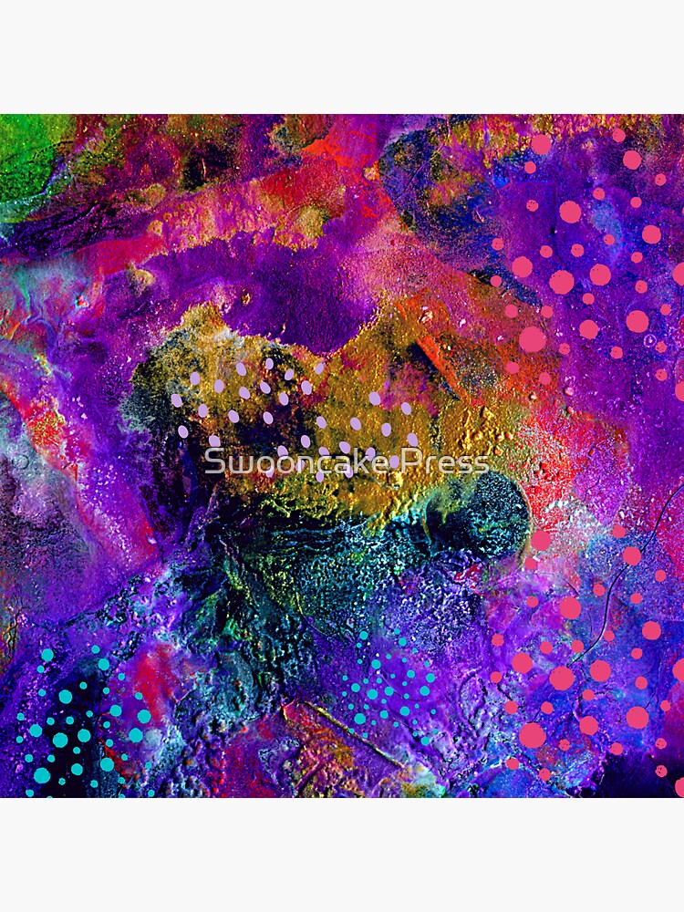 "COLORFUL ART" Sticker by mistivelvet | Redbubble