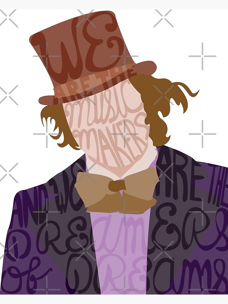 "Willy Wonka" Art Print for Sale by mac28 | Redbubble
