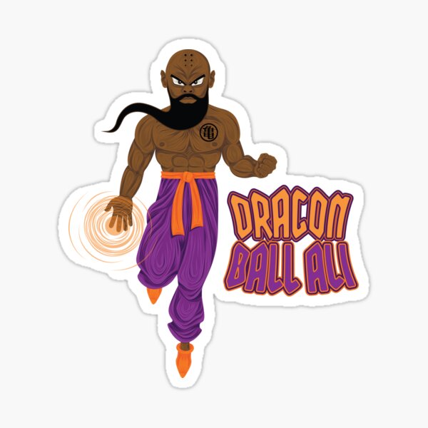 "Dragon Ball Ali" Sticker for Sale by SaltMyWorld | Redbubble