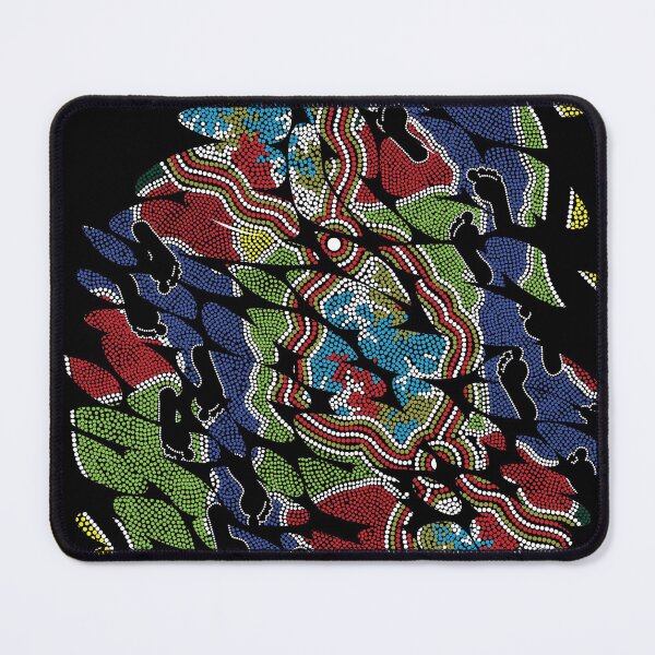 "Authentic Aboriginal Art - Walkabout" Mouse Pad for Sale by ...