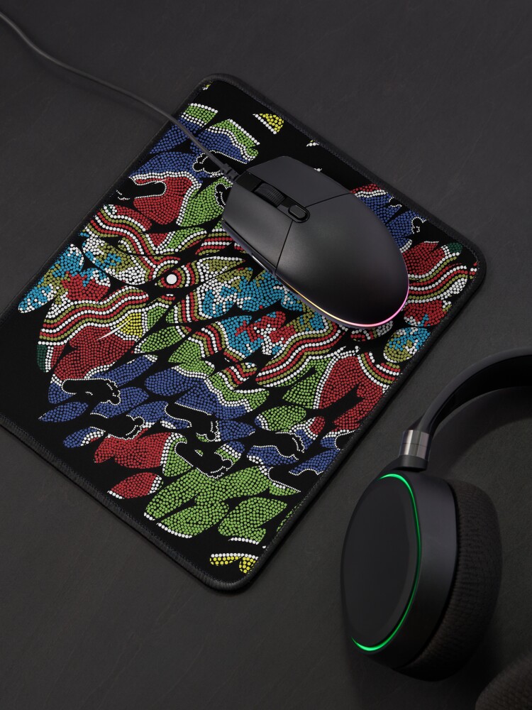 "Authentic Aboriginal Art - Walkabout" Mouse Pad for Sale by ...
