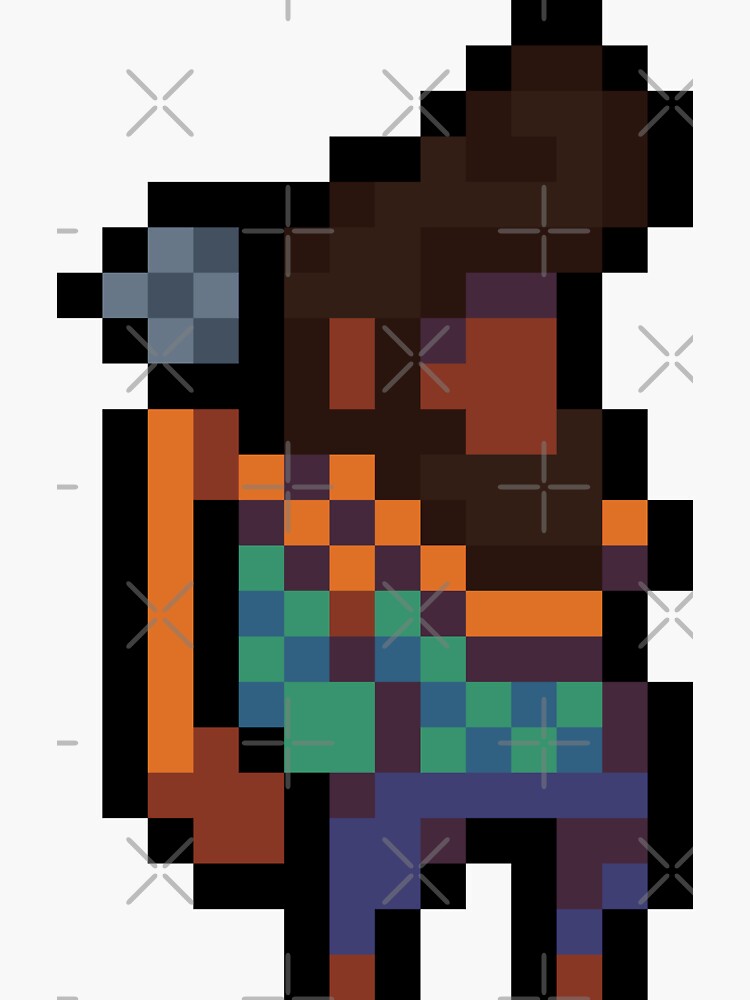 "Theo Celeste Sprite" Sticker for Sale by SpriteGuy95 | Redbubble