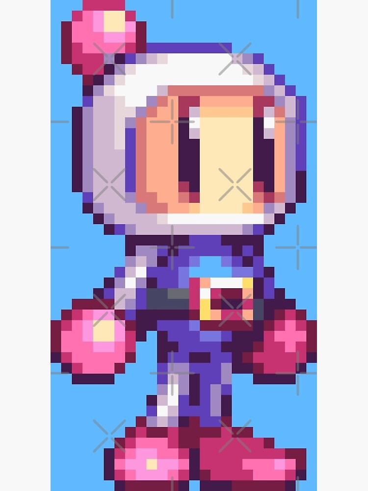 "Bomberman Custom Sprite" Poster for Sale by SpriteGuy95 | Redbubble