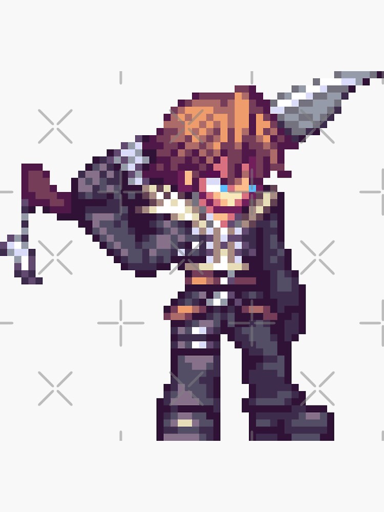 "Squall Custom Sprite" Sticker for Sale by SpriteGuy95 | Redbubble