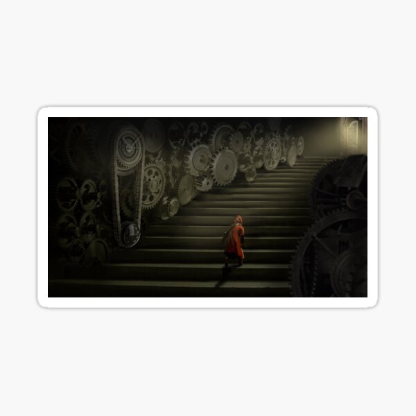 "Concept Art : Time travel " Sticker for Sale by Samikkshaaaa | Redbubble