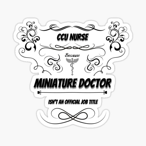 "CCU Nurse" Sticker for Sale by HannahOnline | Redbubble