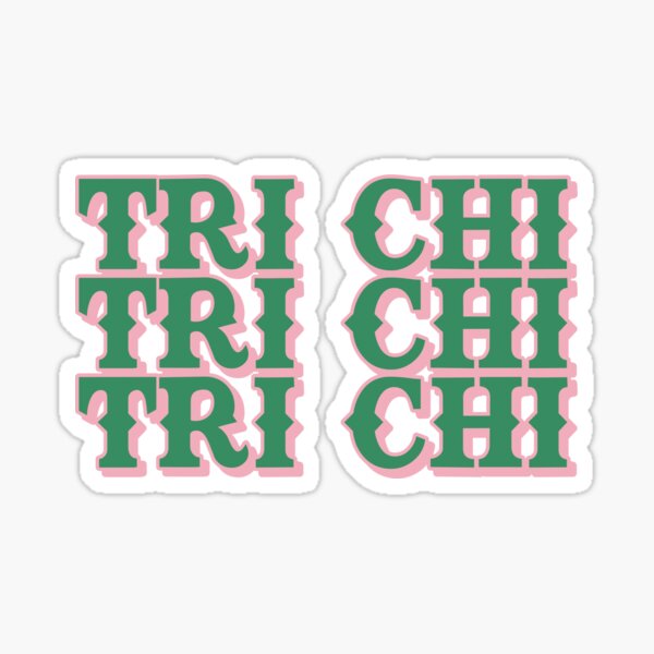 "Tri Chi" Sticker for Sale by alliemooney | Redbubble