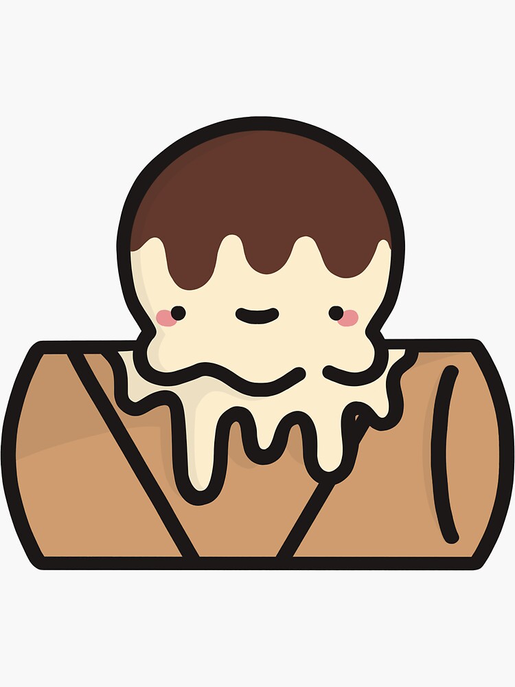 "Turon Icon: Filipino Dessert" Sticker for Sale by Jami Draws | Redbubble