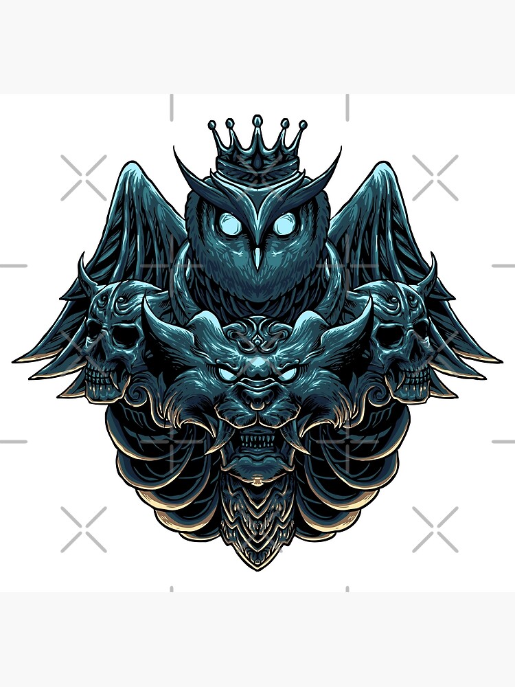 "The Owl and Lion" Poster by renju1902 | Redbubble