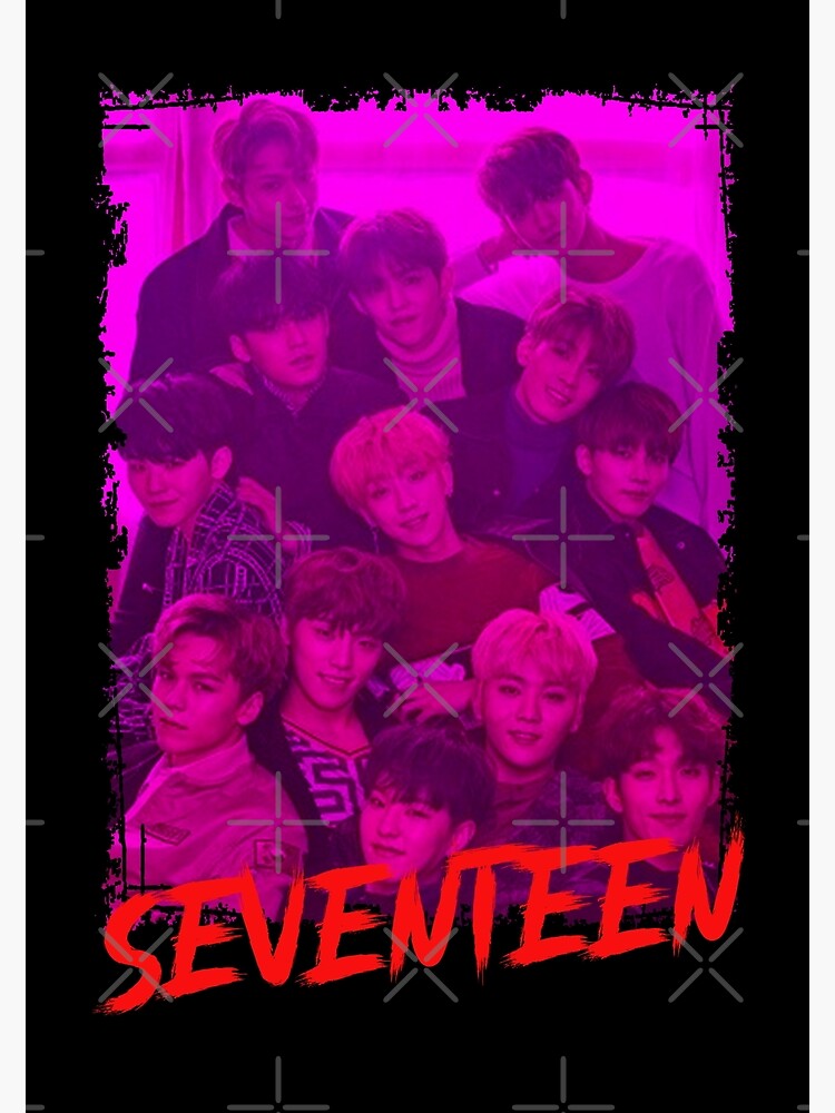 "Seventeen Kpop Group Members Purple Korean Kpop RGB Color Design ...
