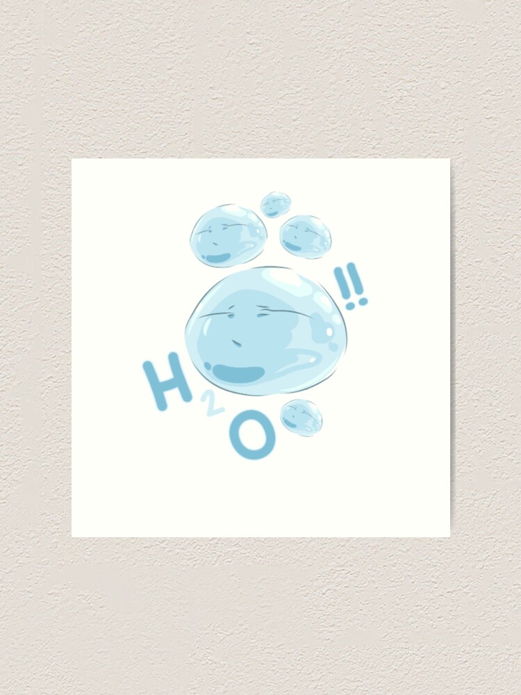 "Cute H2O bubble anime kawaii bubbles" Art Print for Sale by ...