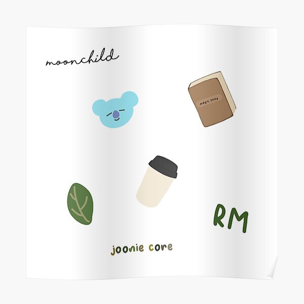 "bts namjoon core" Poster by brachioss | Redbubble
