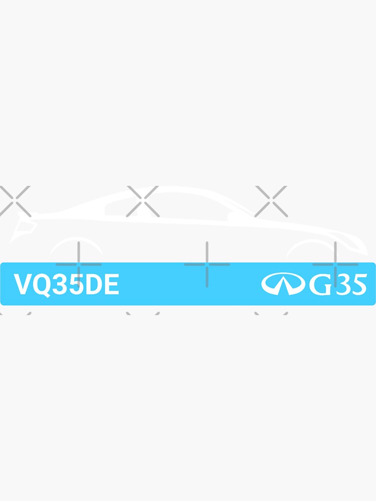 "G35 Blue" Sticker for Sale by HoffmanGraphics | Redbubble