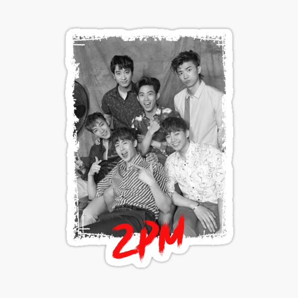 "2PM Kpop Group Members Kpop RGB Color Design" Sticker for Sale by ...