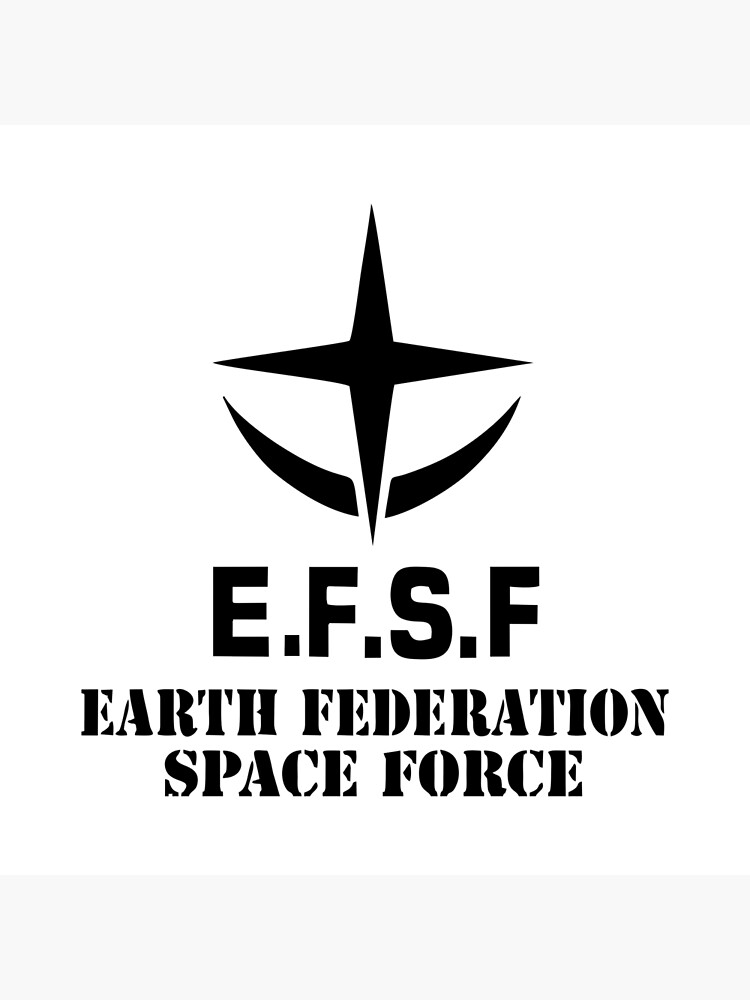 "earth federation space force." Poster by CatMountain23 | Redbubble