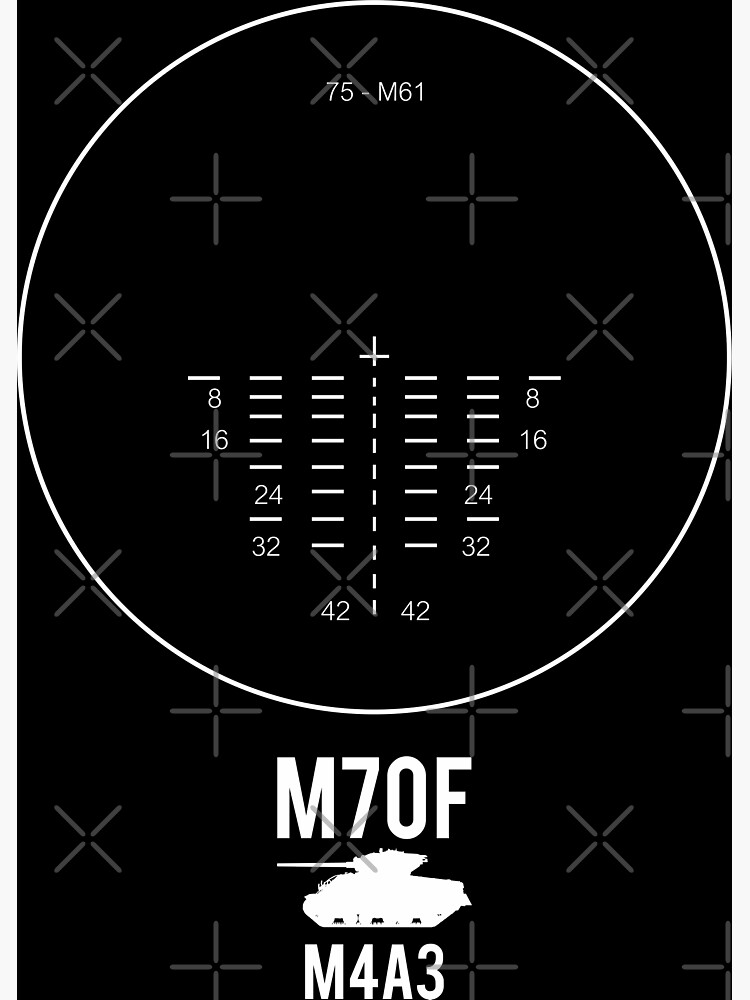 "M70F Telescopic Sight M4A3" Poster by FAawRay | Redbubble