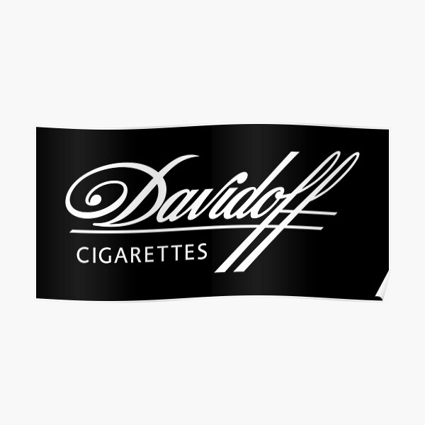"Official Merchandise of Davidoff Cigarettes " Poster by helelewis ...