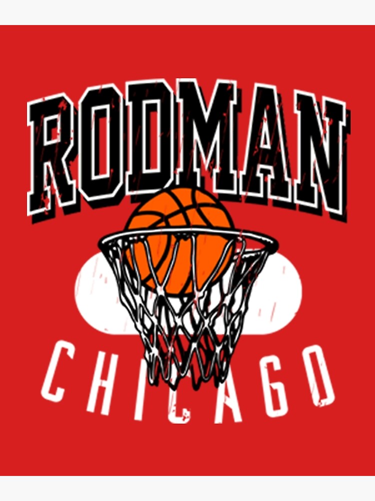 "Bulls Rodman Vintage 90er Chicago Basketball Rod" Fotodruck von ...