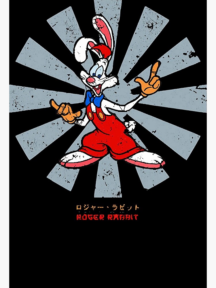 "Who Framed Roger Rabbit Retro Japanese " Poster for Sale by ...