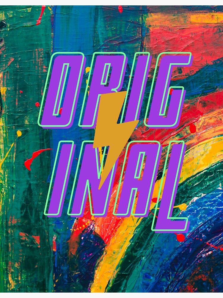 "Original strom art " Sticker by virgicreative | Redbubble