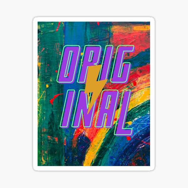 "Original strom art " Sticker by virgicreative | Redbubble