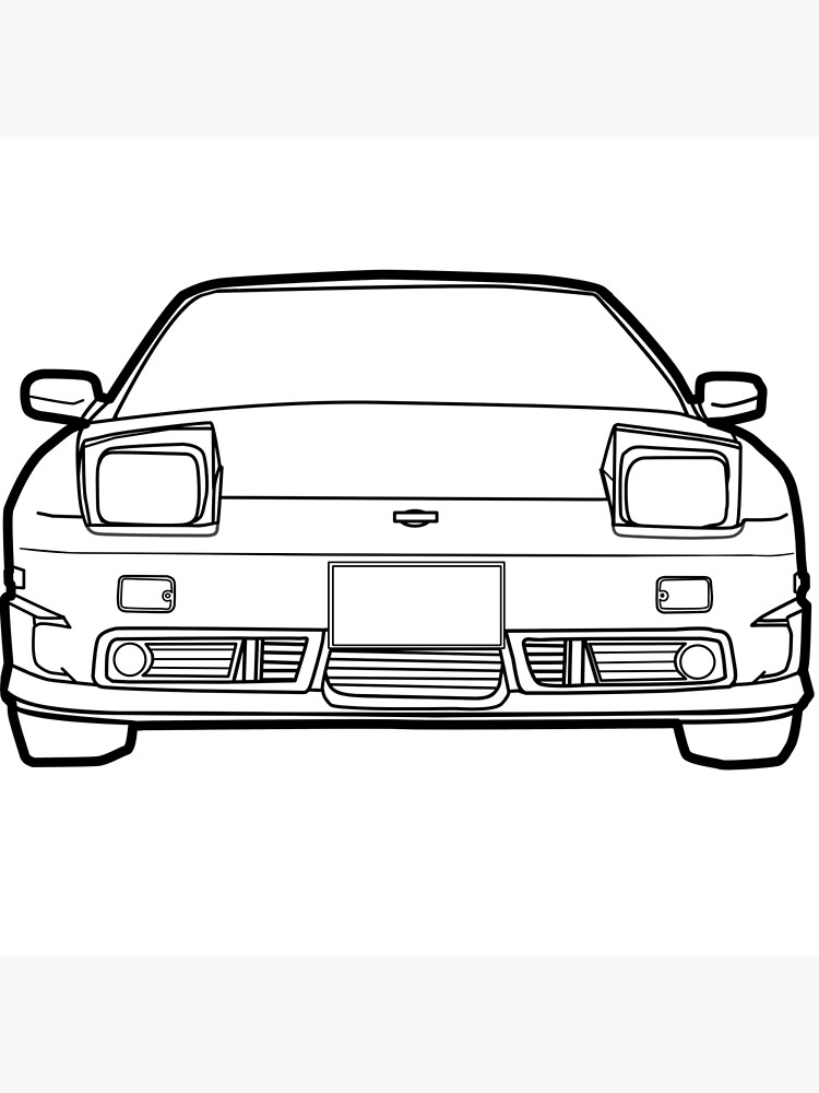 "Nissan 180sx Type x" Poster by Wendeler | Redbubble