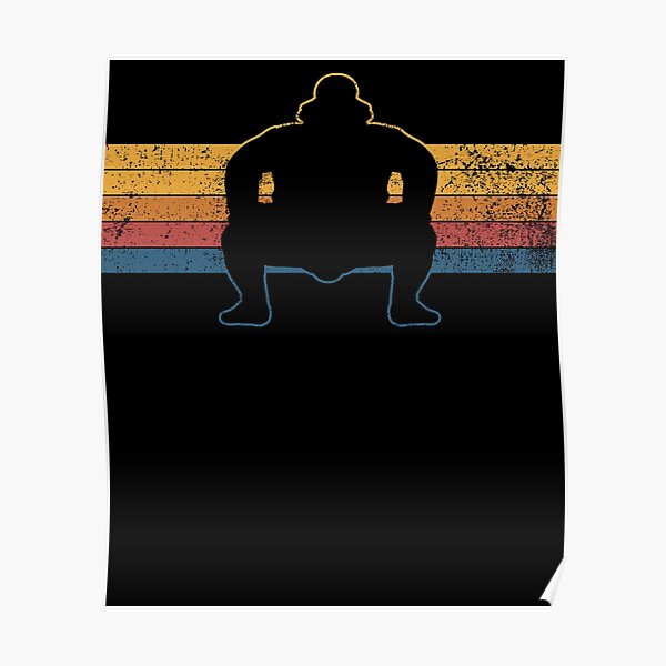 "Sumo Wrestling Sumo Wrestler" Poster for Sale by Mealla | Redbubble