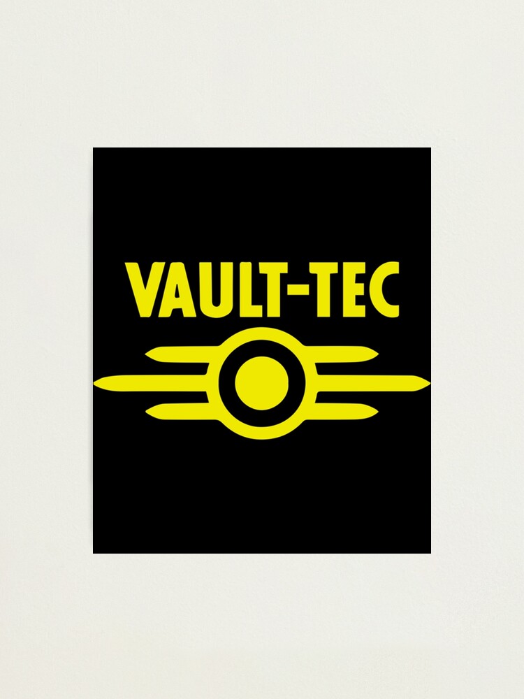 "Fallout vault tec logo" Photographic Print for Sale by MichealReinger ...