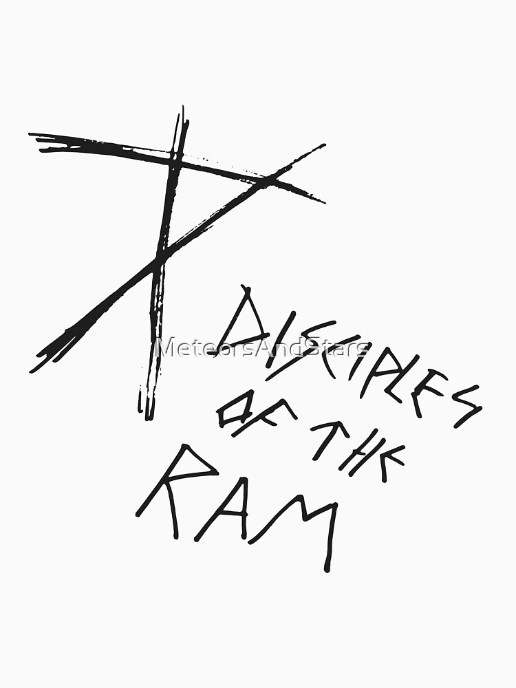 "Disciples of the Ram" T-shirt for Sale by MeteorsAndStars | Redbubble ...