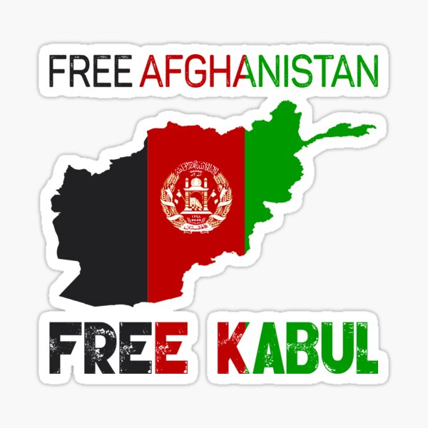 "Free Afghanistan Free Kabul" Sticker for Sale by timothybakerhi ...