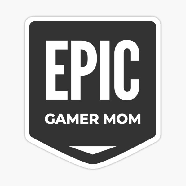 "Epic Mom Gamer Birthday Gift" Sticker for Sale by dibeja | Redbubble