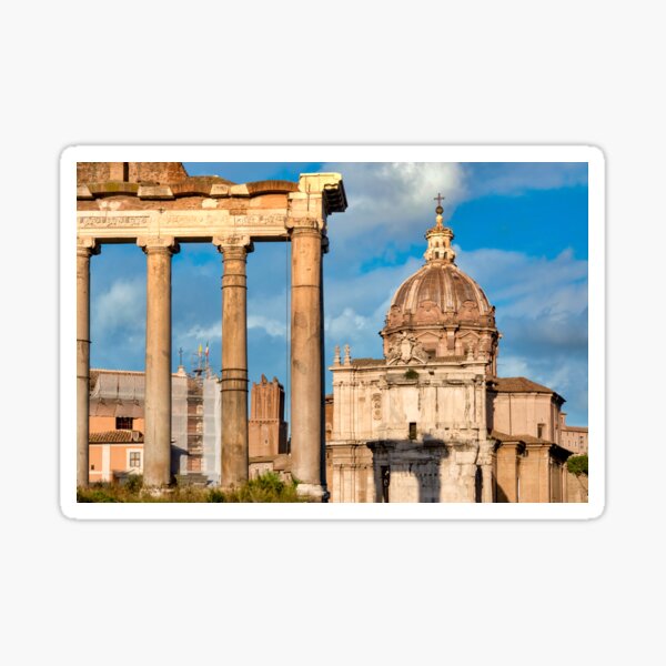 "Remains of the Columns" Sticker by troianifabrizio | Redbubble