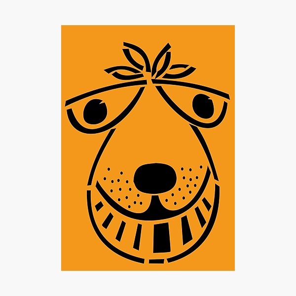 "Retro 70's space hopper face" Photographic Print by OfficeShedInd ...