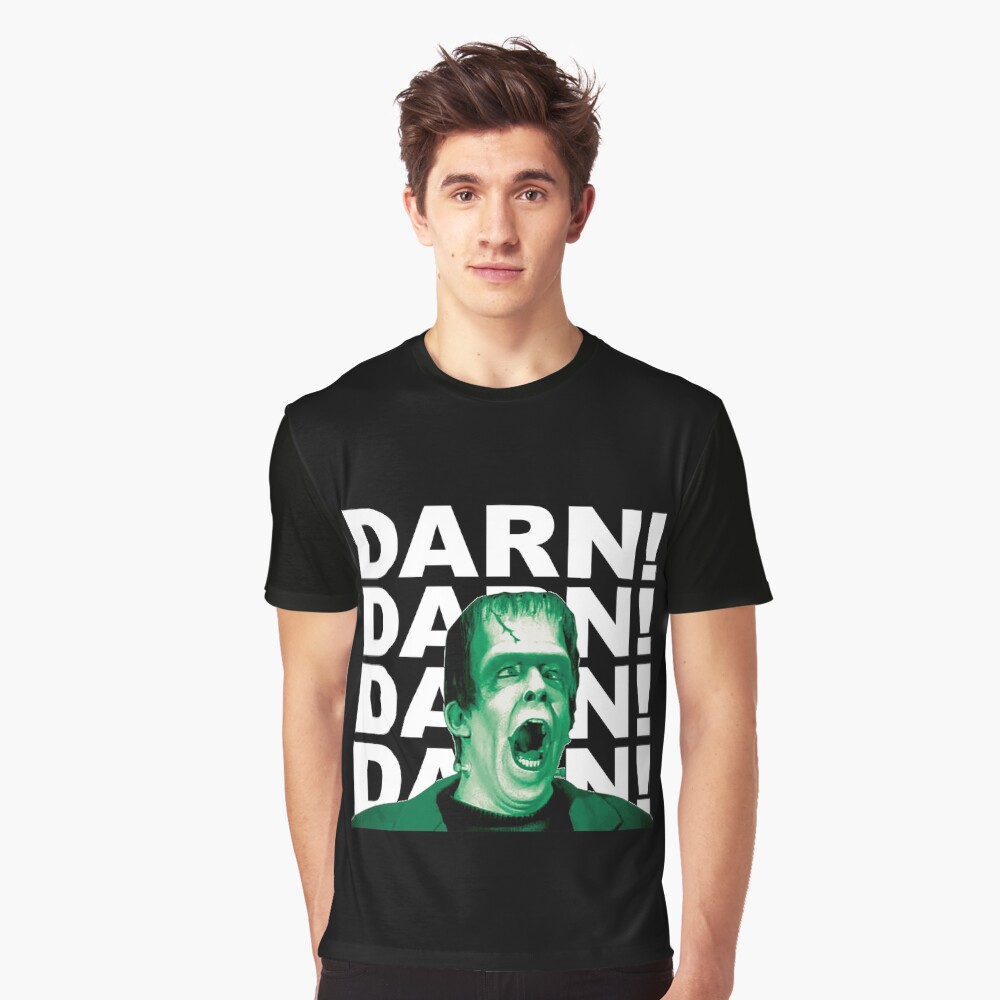 "Herman Munster Darn! Darn! Darn! Darn!" Sticker for Sale by Capn-Rays ...