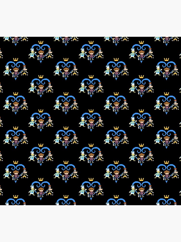 "Kingdom Hearts Sora, Donald Duck & Goofy 8-Bit Pixel Art " Socks by ...