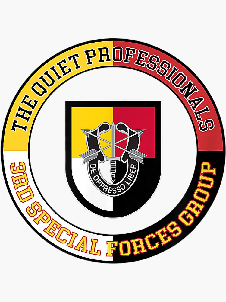 "3rd Special Forces Group 3rd SFG " Sticker for Sale by SaltyFNG ...