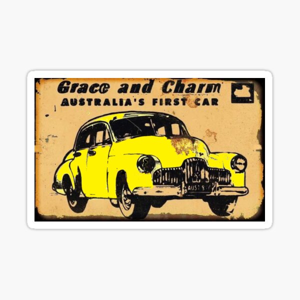 "Australia's first car" Sticker for Sale by Andyt | Redbubble